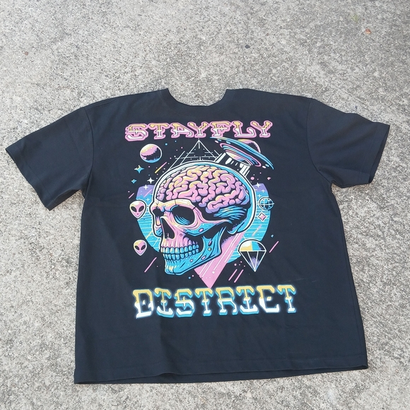 Stay Fly District | Shirts | Stay Fly District Space Brain Tee | Poshmark